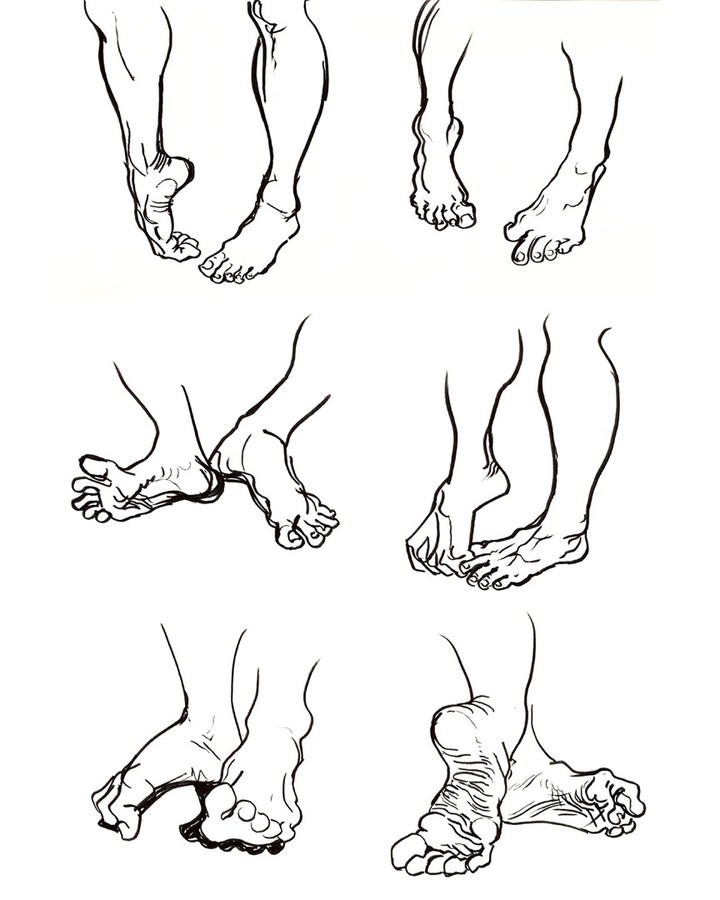 Cómo Aprender A Dibujar Pies Paso A Paso - Imágenes Y Consejos