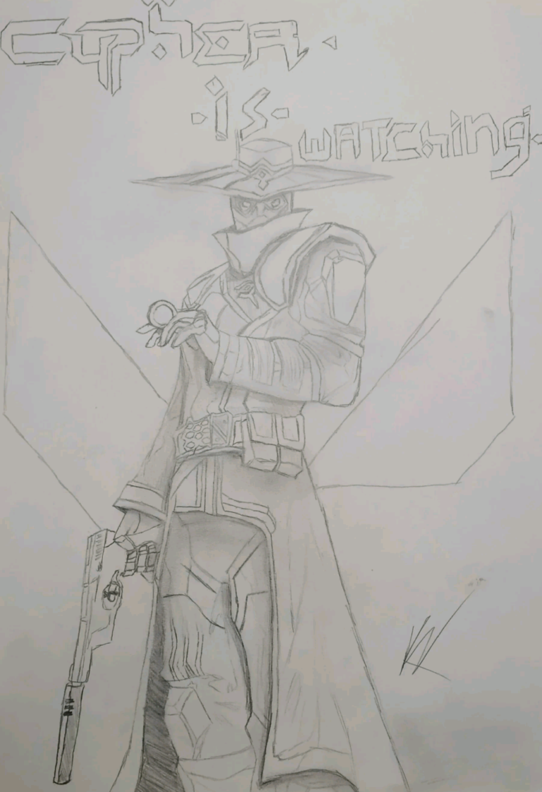 Cómo Dibujar a Cypher de Valorant - Imágenes Y Consejos - PracticArte