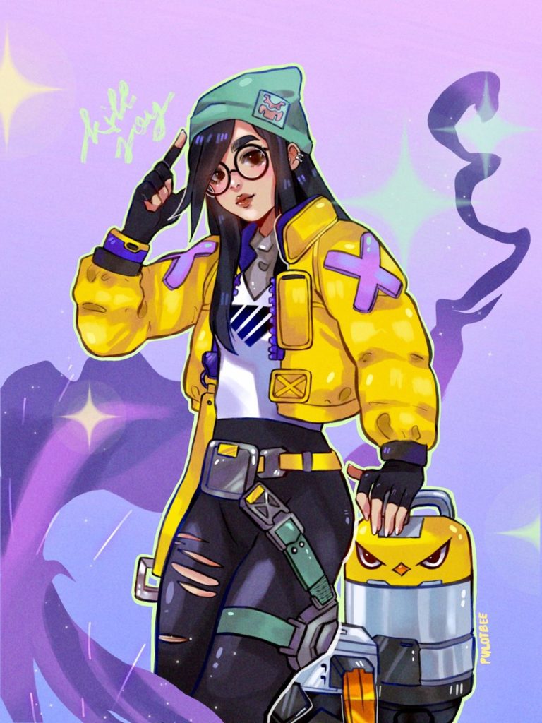 Cómo Dibujar a Killjoy de Valorant - Imágenes Y Consejos - PracticArte