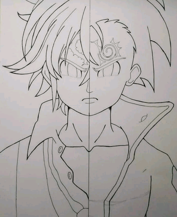 Cómo Dibujar a Meliodas - Imágenes Y Consejos - PracticArte