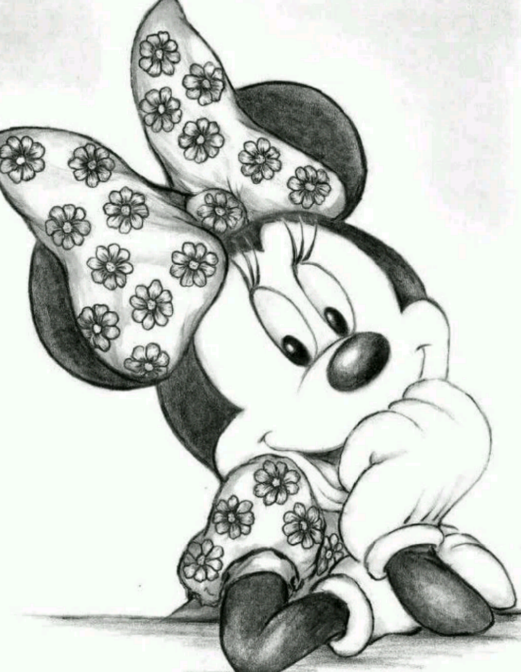 Cómo Dibujar a Minnie Mouse - Imágenes Y Consejos - PracticArte