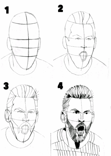 Cómo Dibujar a Messi - Imágenes Y Consejos - PracticArte