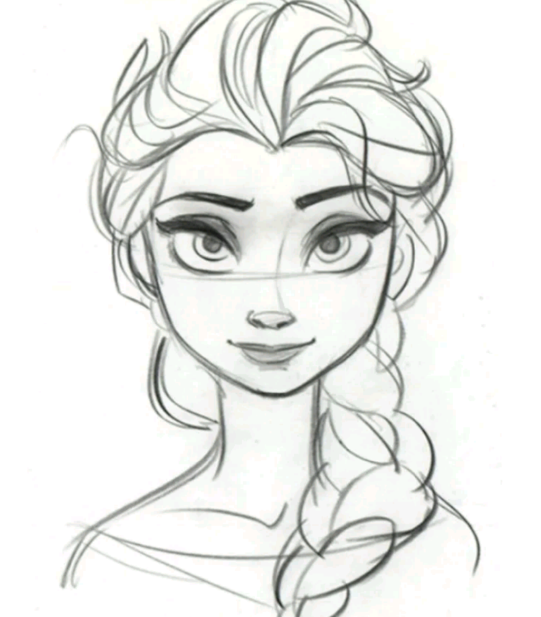 Cómo Dibujar a Elsa de Frozen - Imágenes Y Consejos - PracticArte