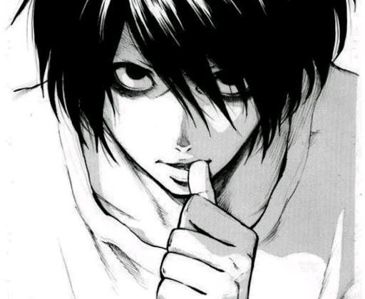 Cómo Dibujar a L Lawliet de Death Note - Imágenes Y Consejos - PracticArte