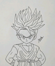 Cómo Dibujar a Trunks - Imágenes Y Consejos - PracticArte